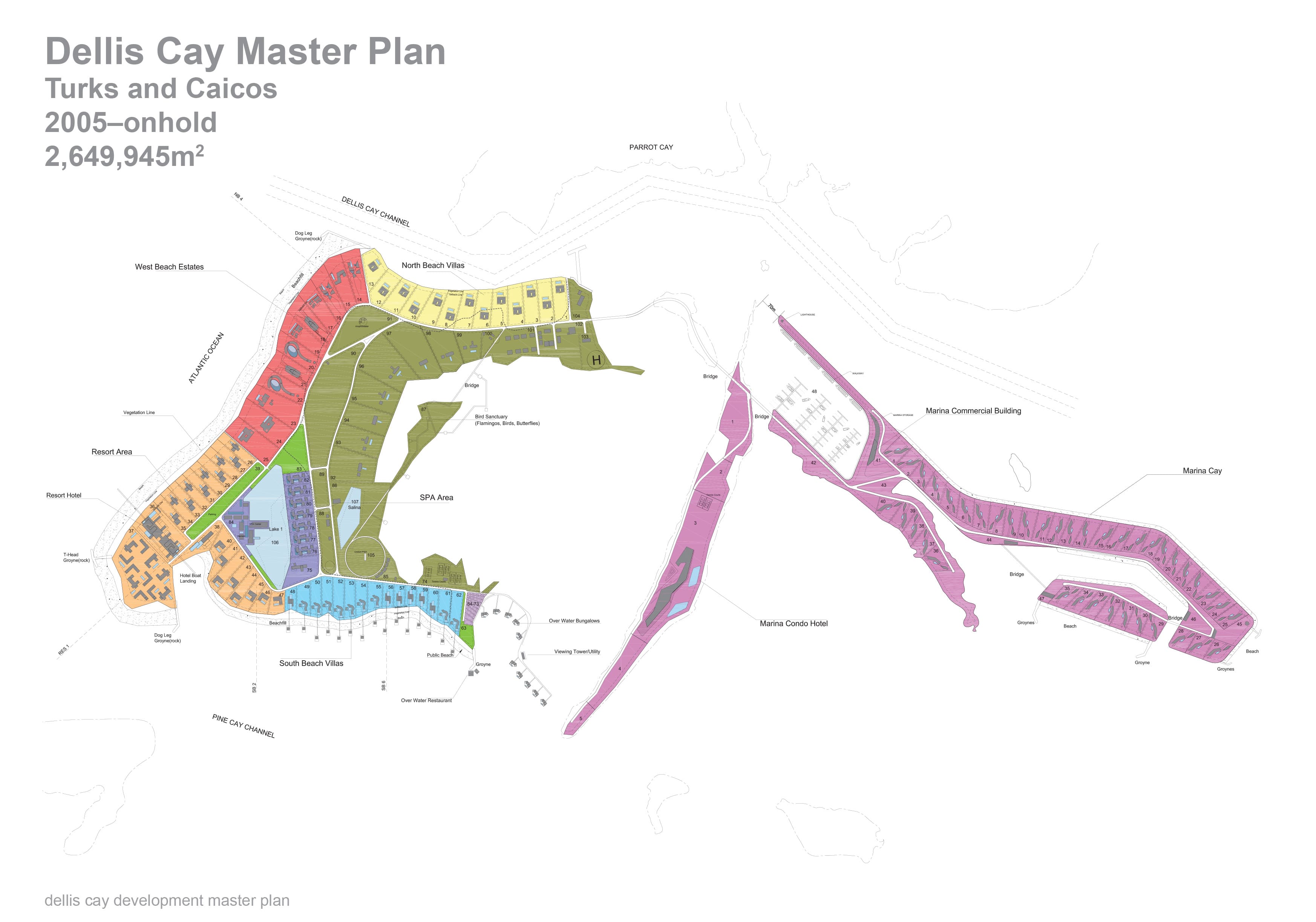 Dellis Cay Master Plan and Condo Hotel - SKA